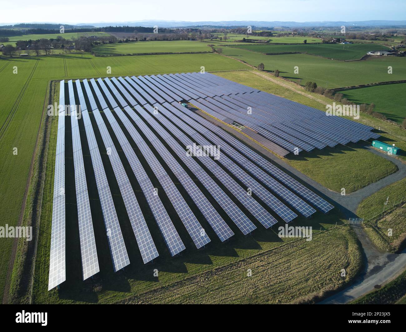 Electricity solar farm hi-res stock photography and images - Alamy