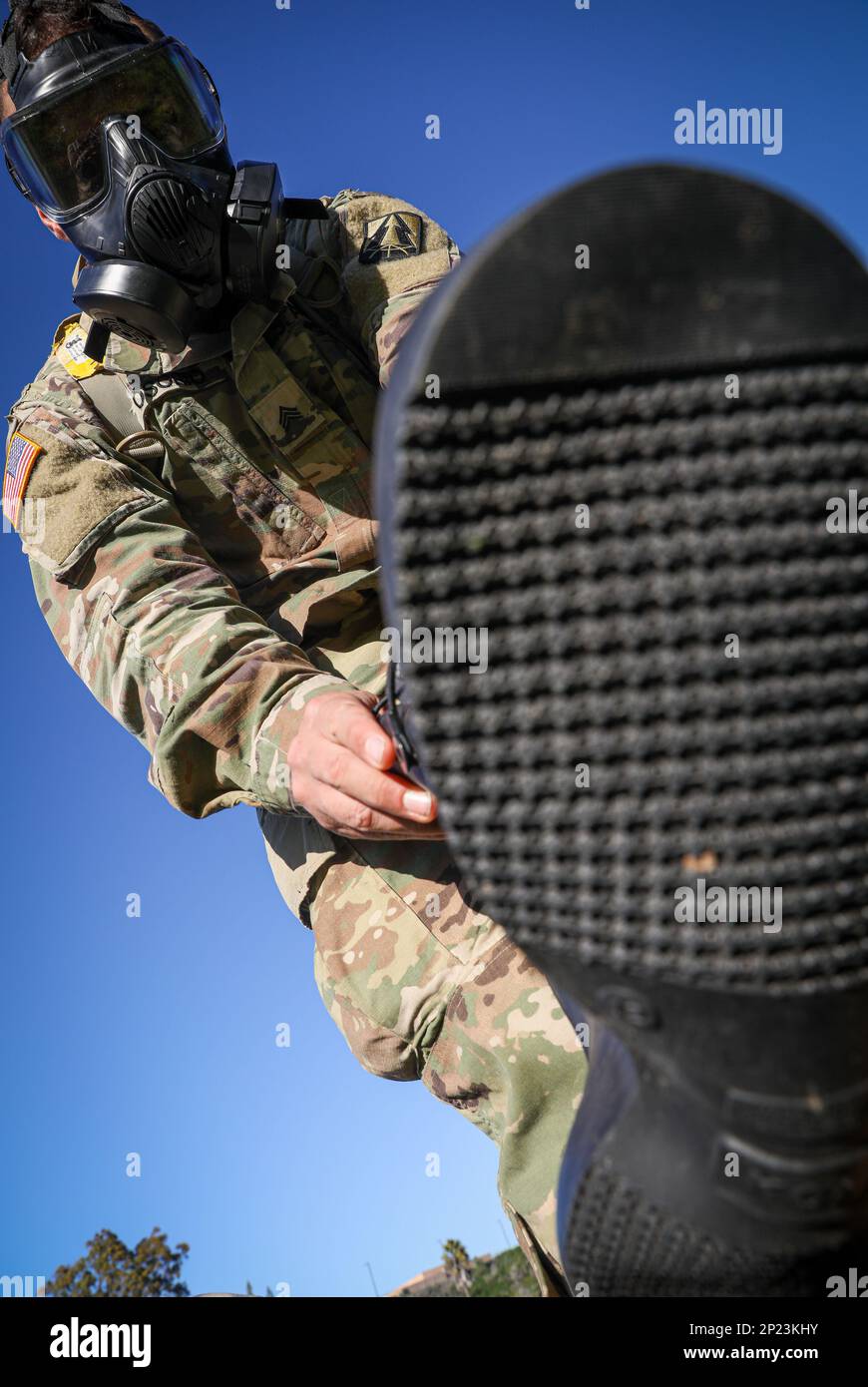 A U.S. Army Reserve Soldier assigned to the 335th Signal Command ...