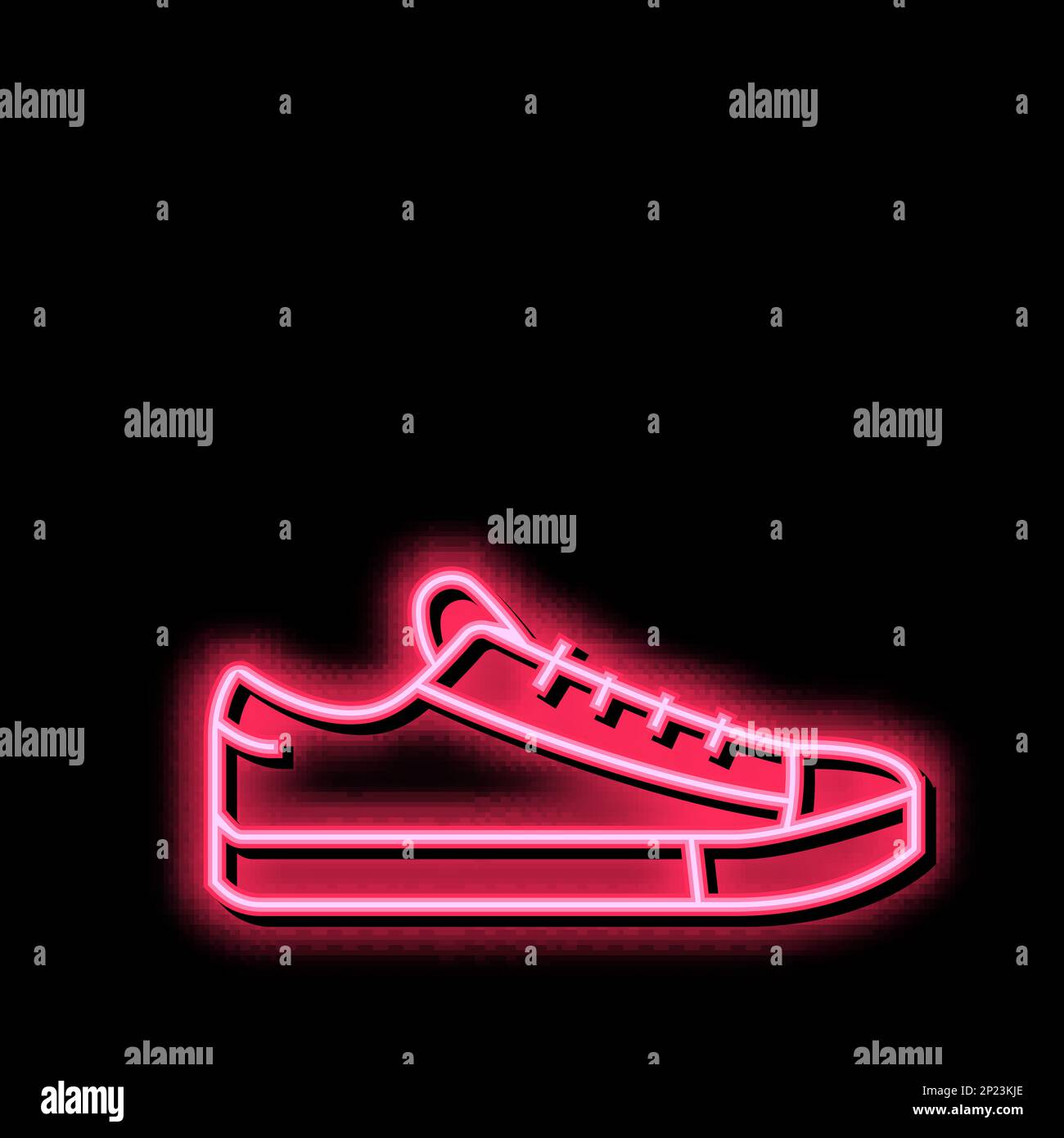 sneakers shoe color icon vector color illustration Stock Vector Image ...