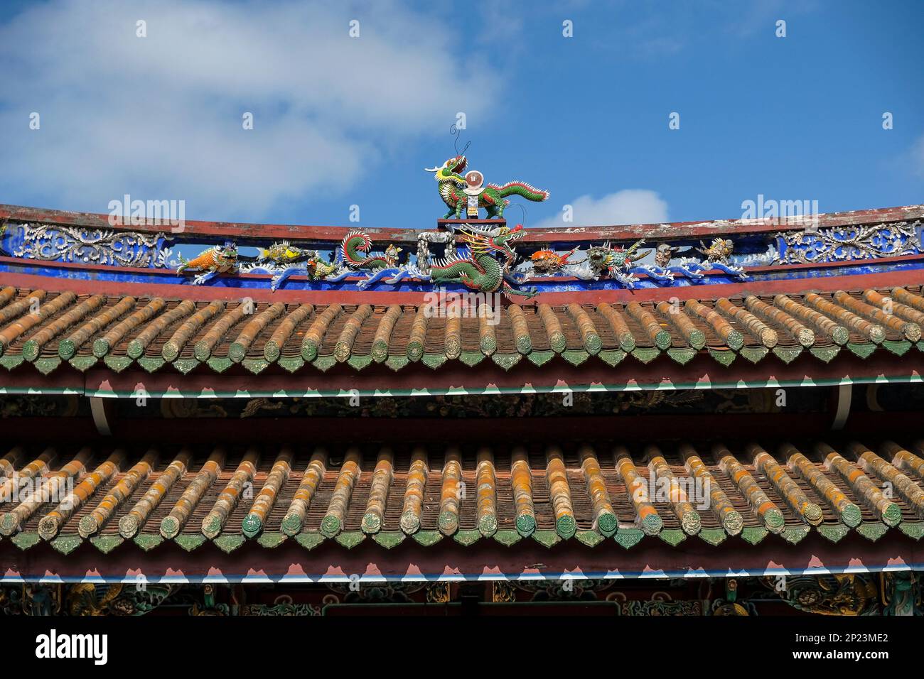 Taipei, Taiwan - January 25, 2023: The Taipei Confucius Temple is a ...