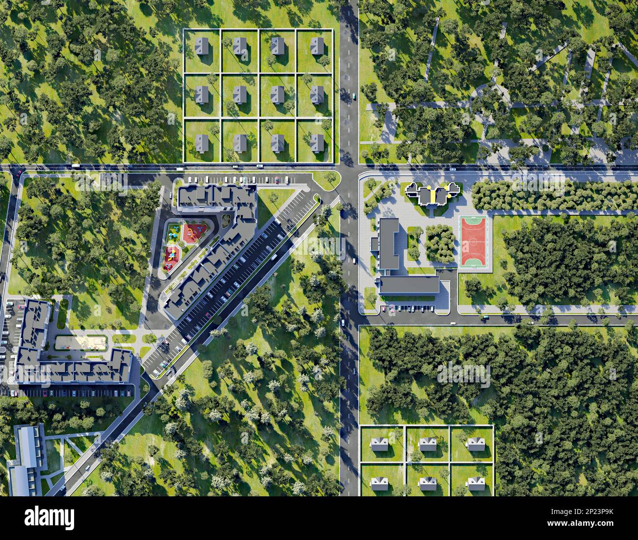 Zoning map hi-res stock photography and images - Alamy