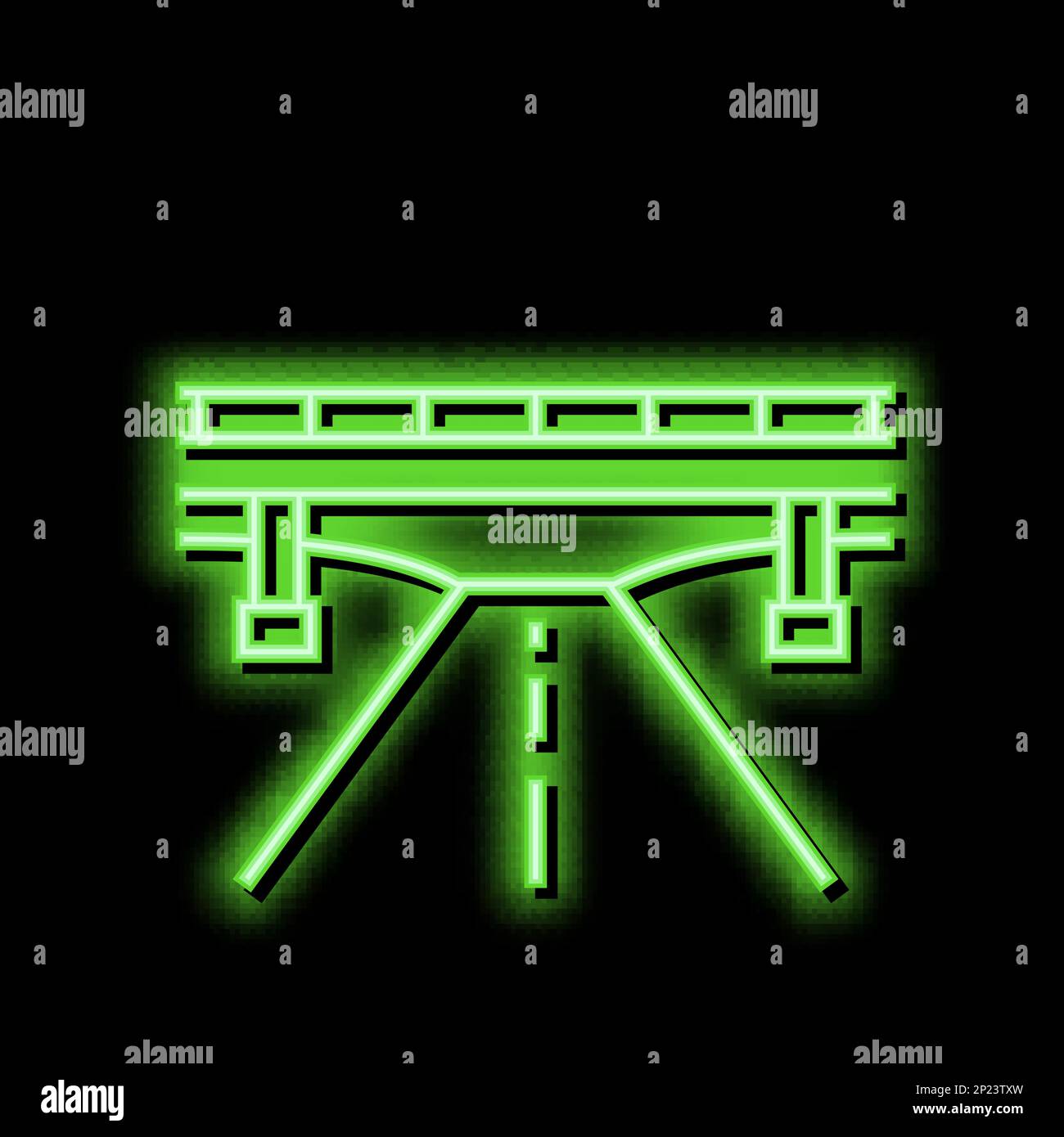 Crosswalk bridge Stock Vector Images - Alamy