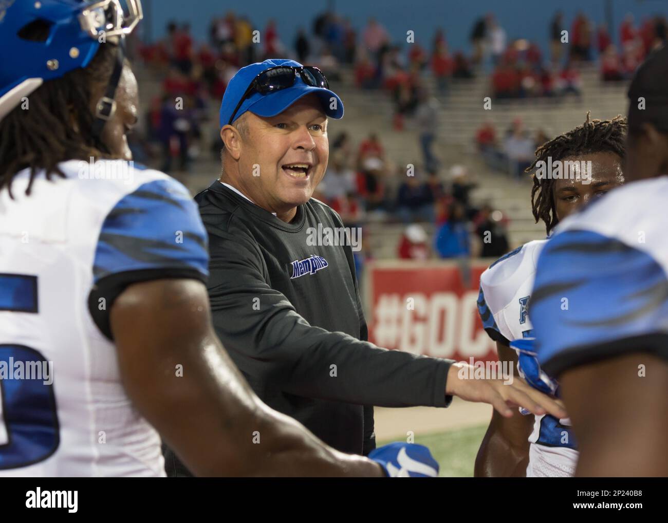 14 November 2015: Memphis Tigers assistant head coach Darrell Dickey ...