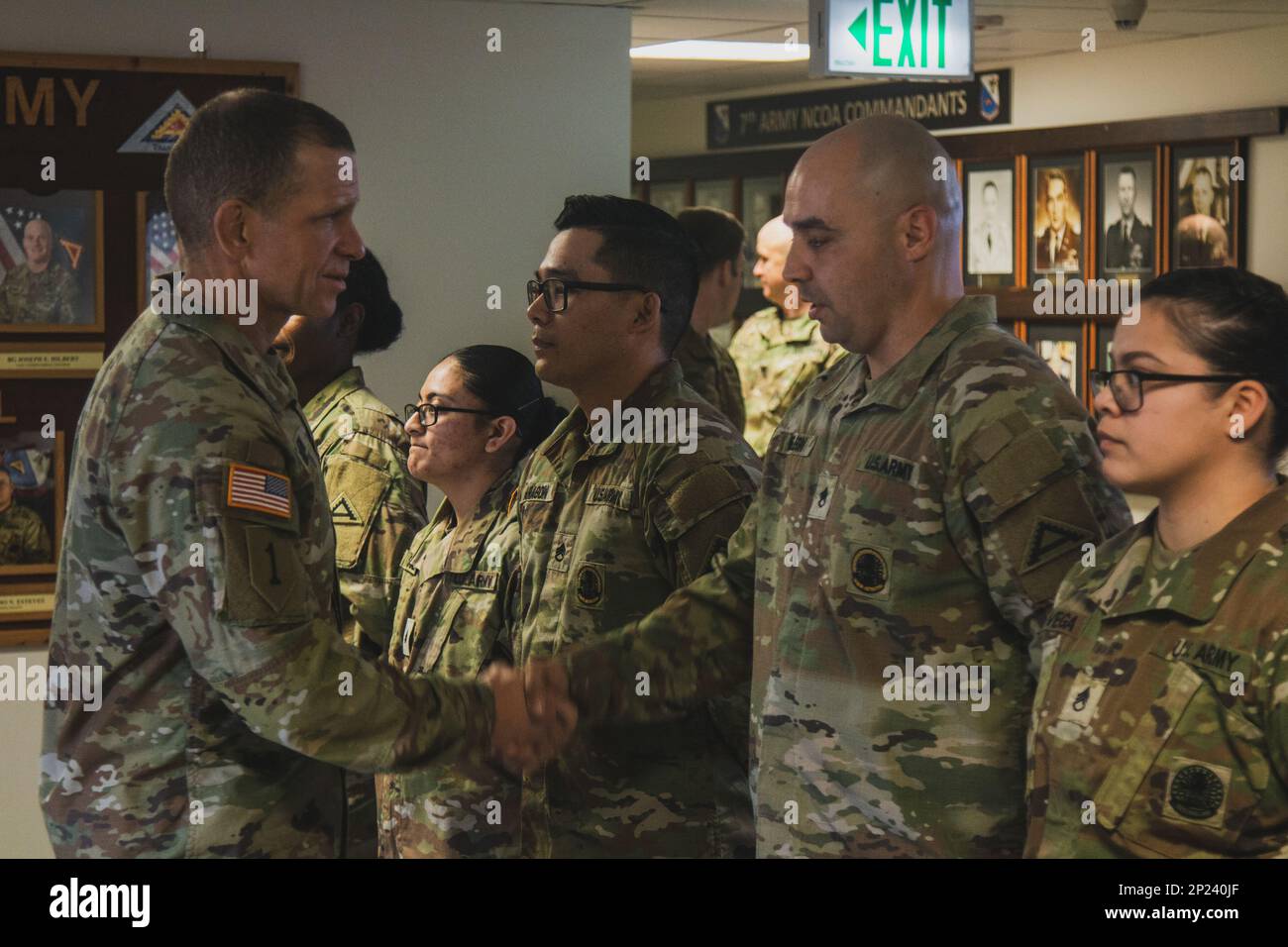 Sergeant Major of the Army, Michael A. Grinston, came to the 7th Army ...