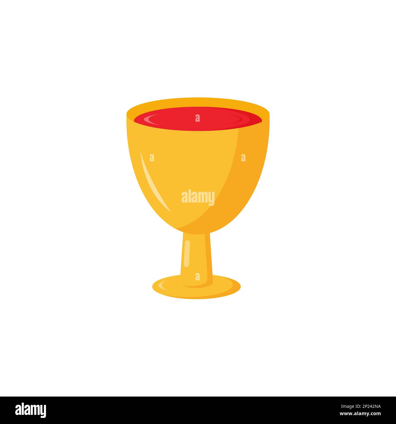 Christian greeting card or banner of the Holy Week before Easter. Wine ...