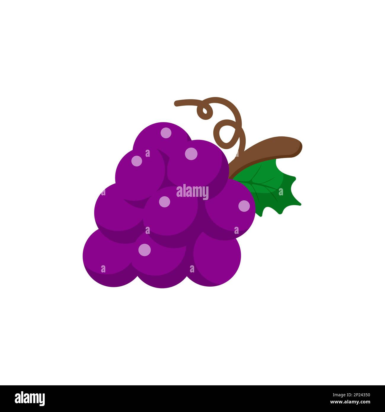 Christian greeting card or banner of the Holy Week before Easter. Grape ...