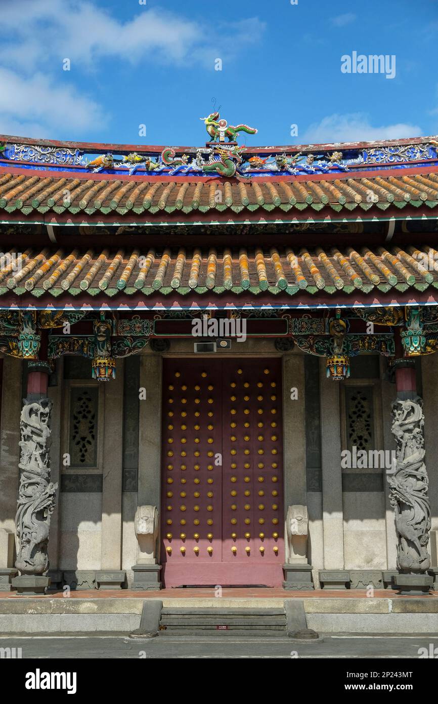 Taipei, Taiwan - January 25, 2023: The Taipei Confucius Temple is a ...