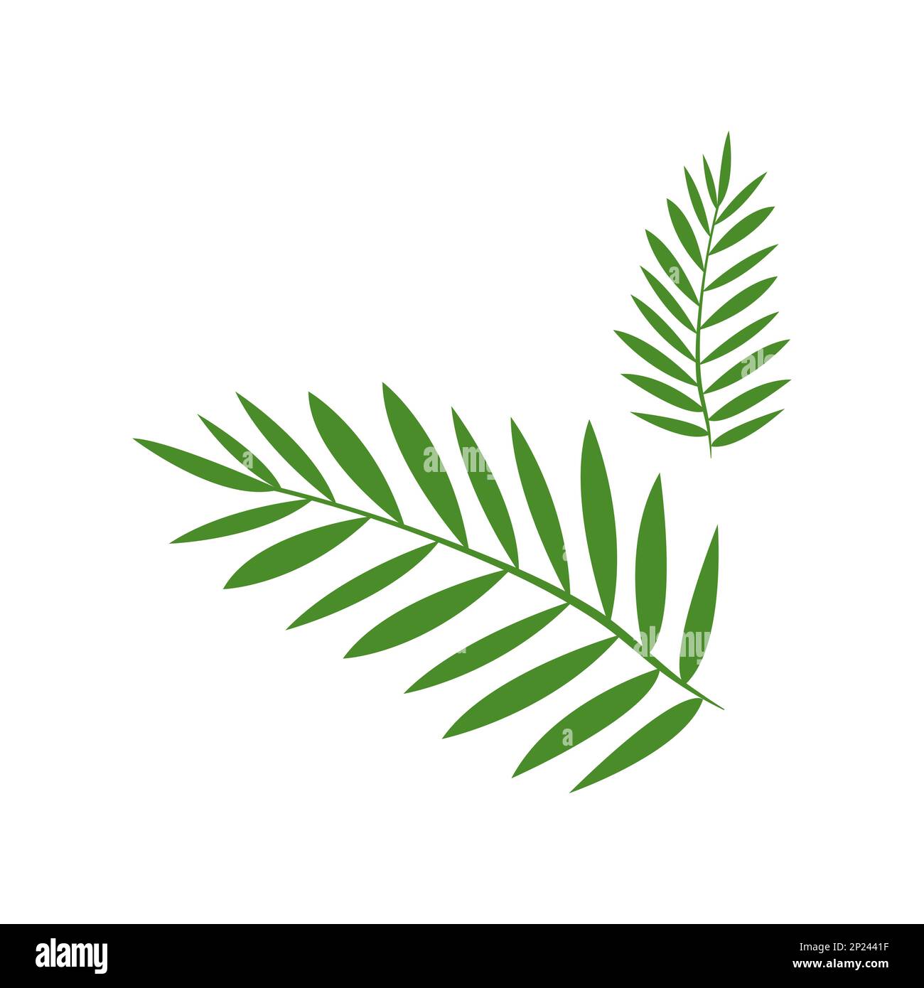 Christian greeting card or banner of the Holy Week before Easter. Palm ...