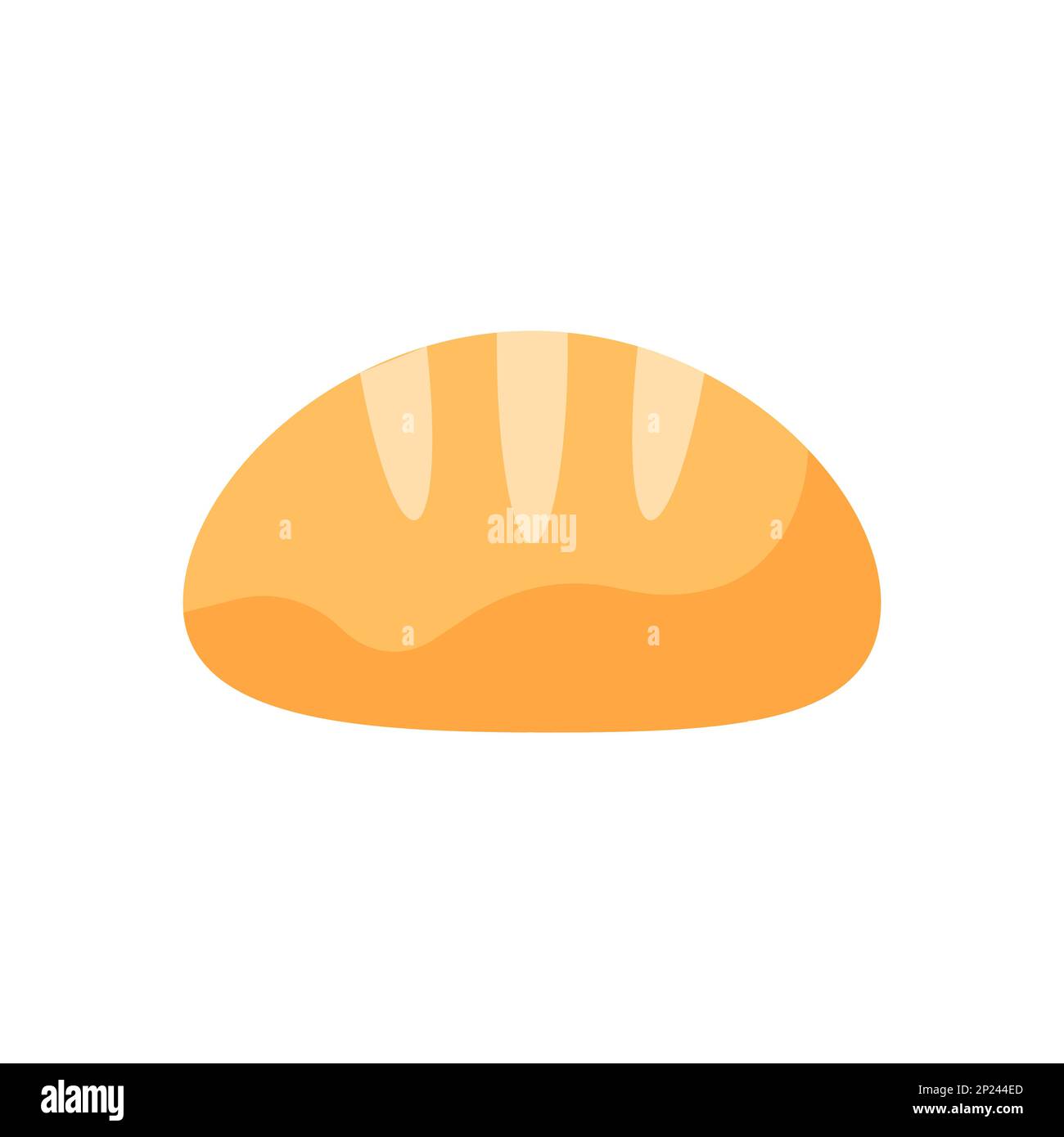 Christian greeting card or banner of the Holy Week before Easter. Bread ...