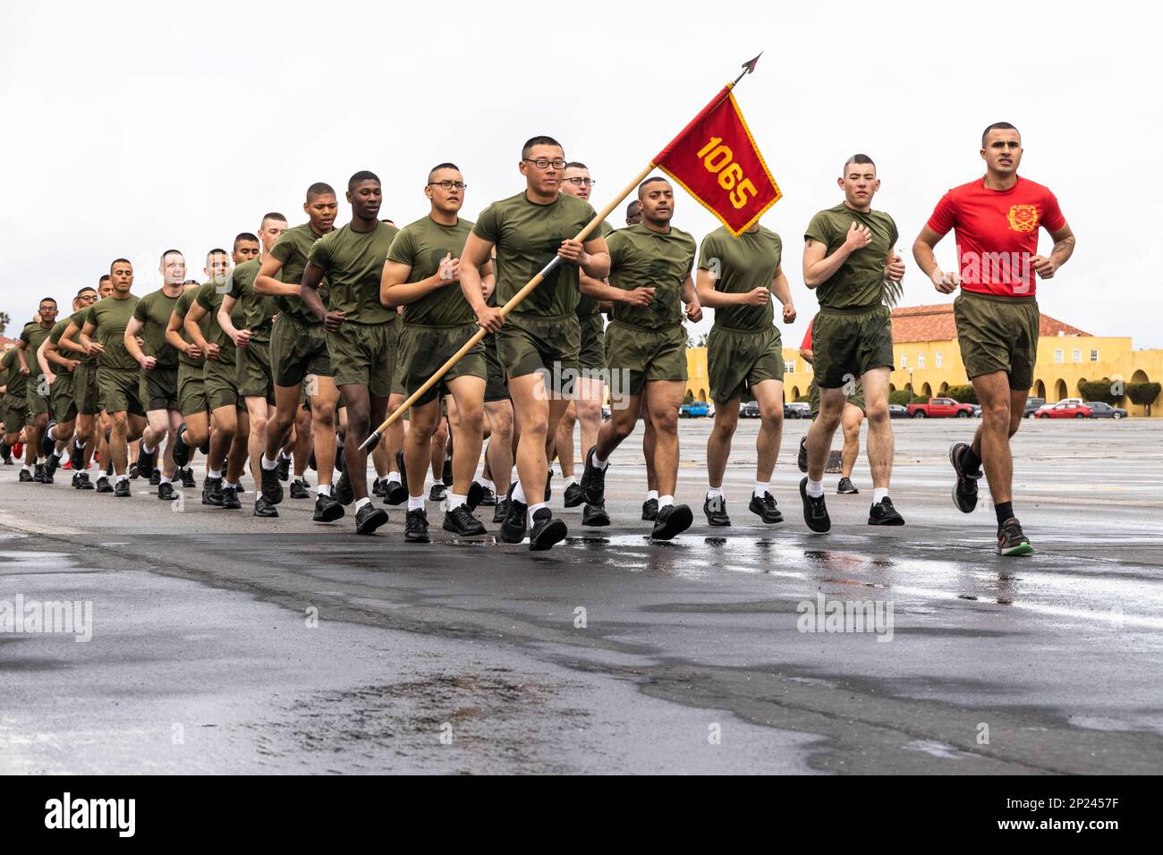 U.S. Marines with Delta Company, 1st Recruit Training Battalion ...