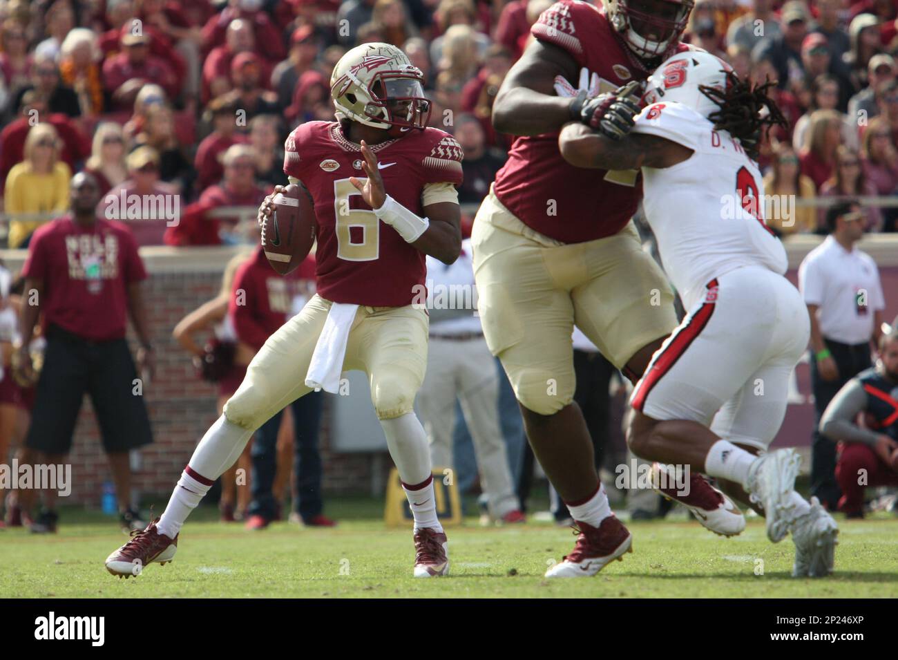 November 14, 2015: Florida State Seminoles quarterback Everett Golson ...