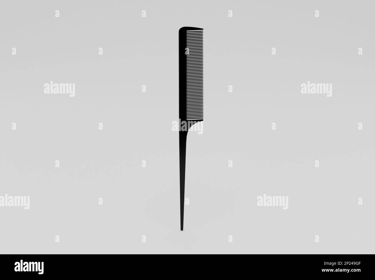 comb minimal 3d illustration on white background Stock Photo - Alamy