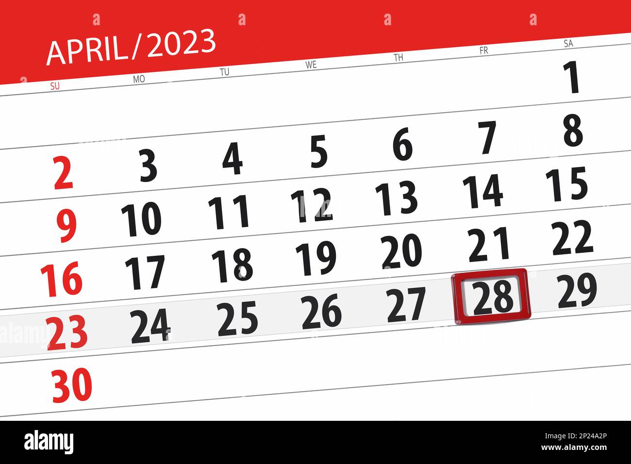 Calendar 2023, deadline, day, month, page, organizer, date, april ...