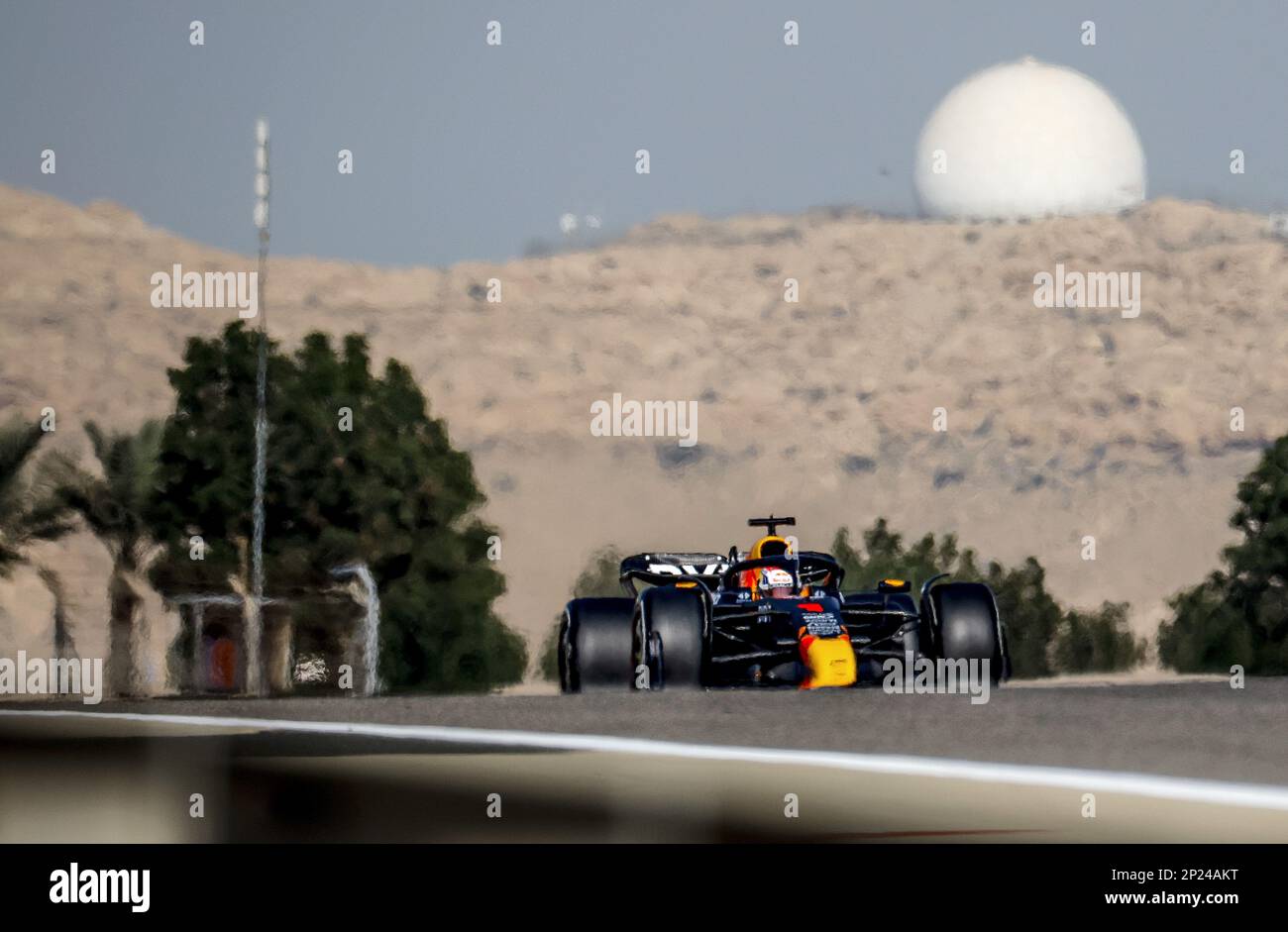 BAHRAIN - Max Verstappen (Red Bull Racing) during the third free ...