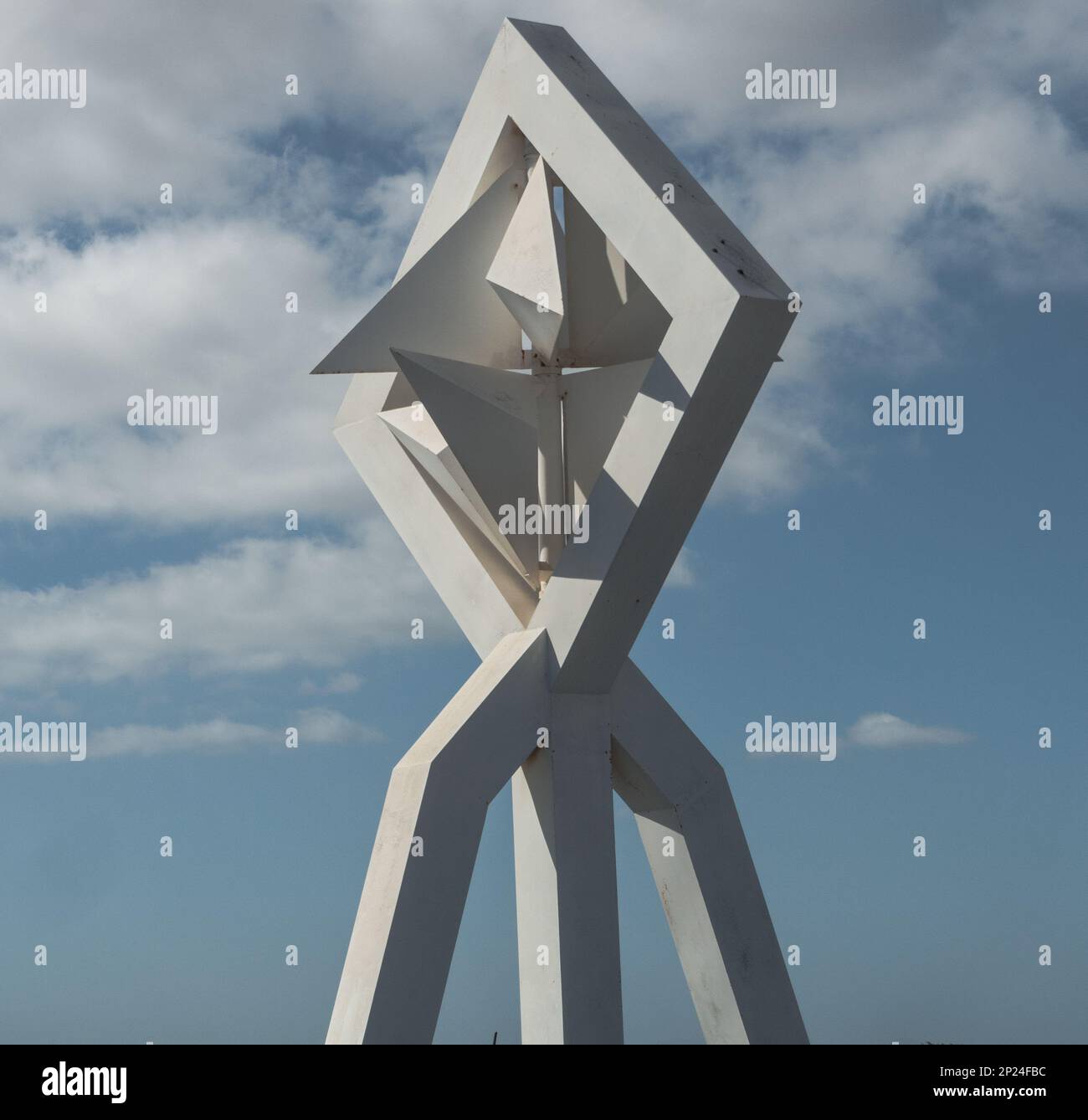 Wind sculpture, Cesar Manrique Foundation, Lanzarote, Canary Islands ...