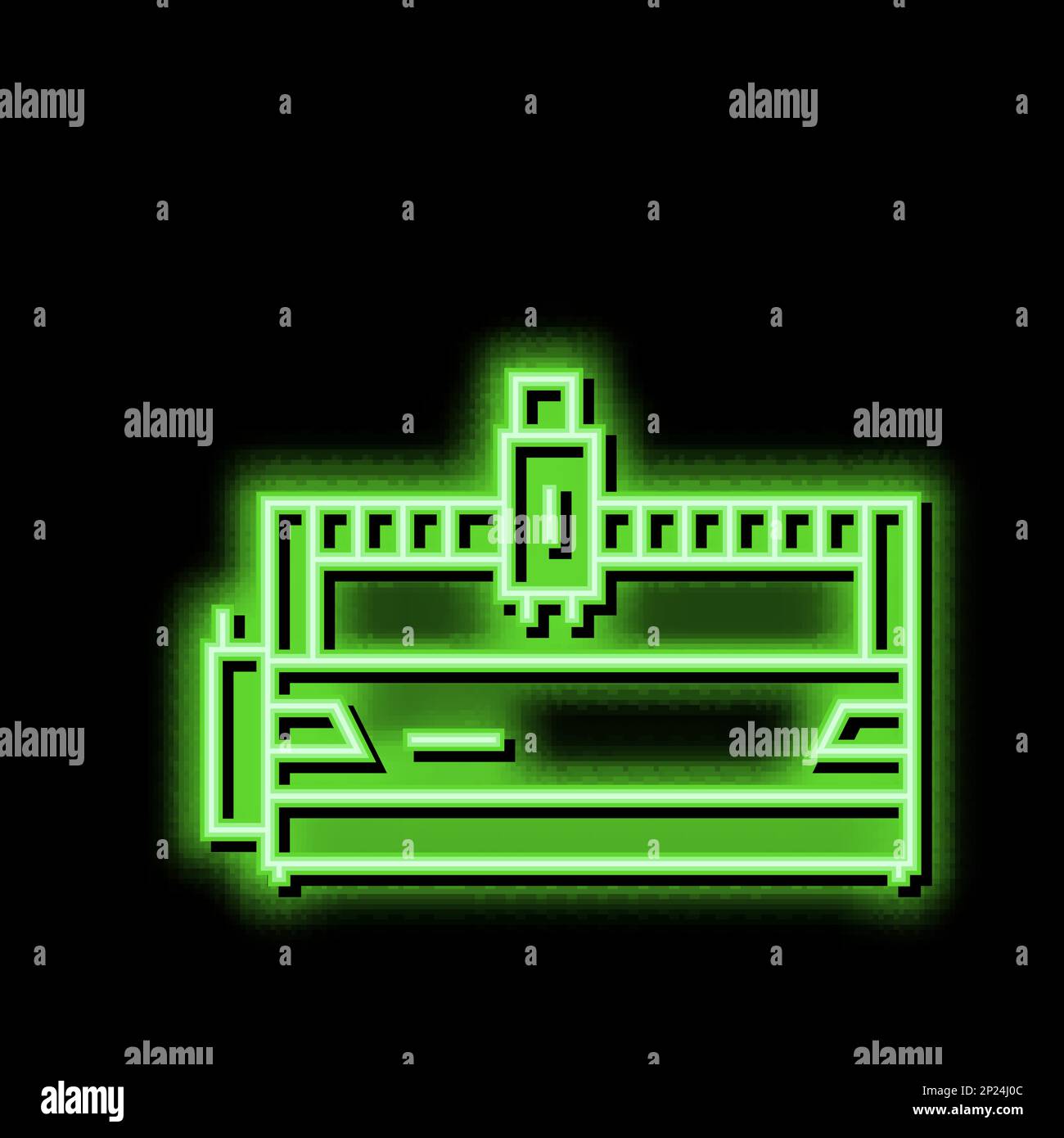 water apparatus neon glow icon illustration Stock Vector Image & Art ...