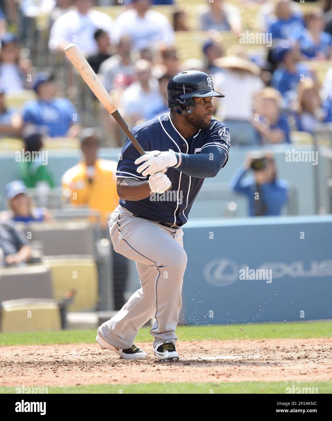 San Diego Padres Abraham Almonte (16) during a game against the Los ...
