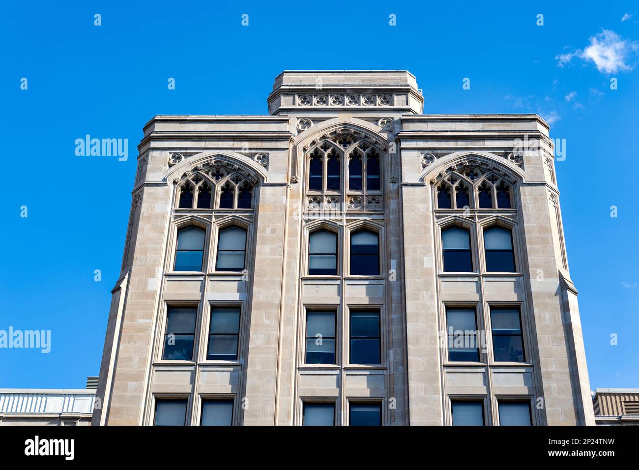 Whitney Block tower, building or skyscraper, Toronto, Canada Stock ...
