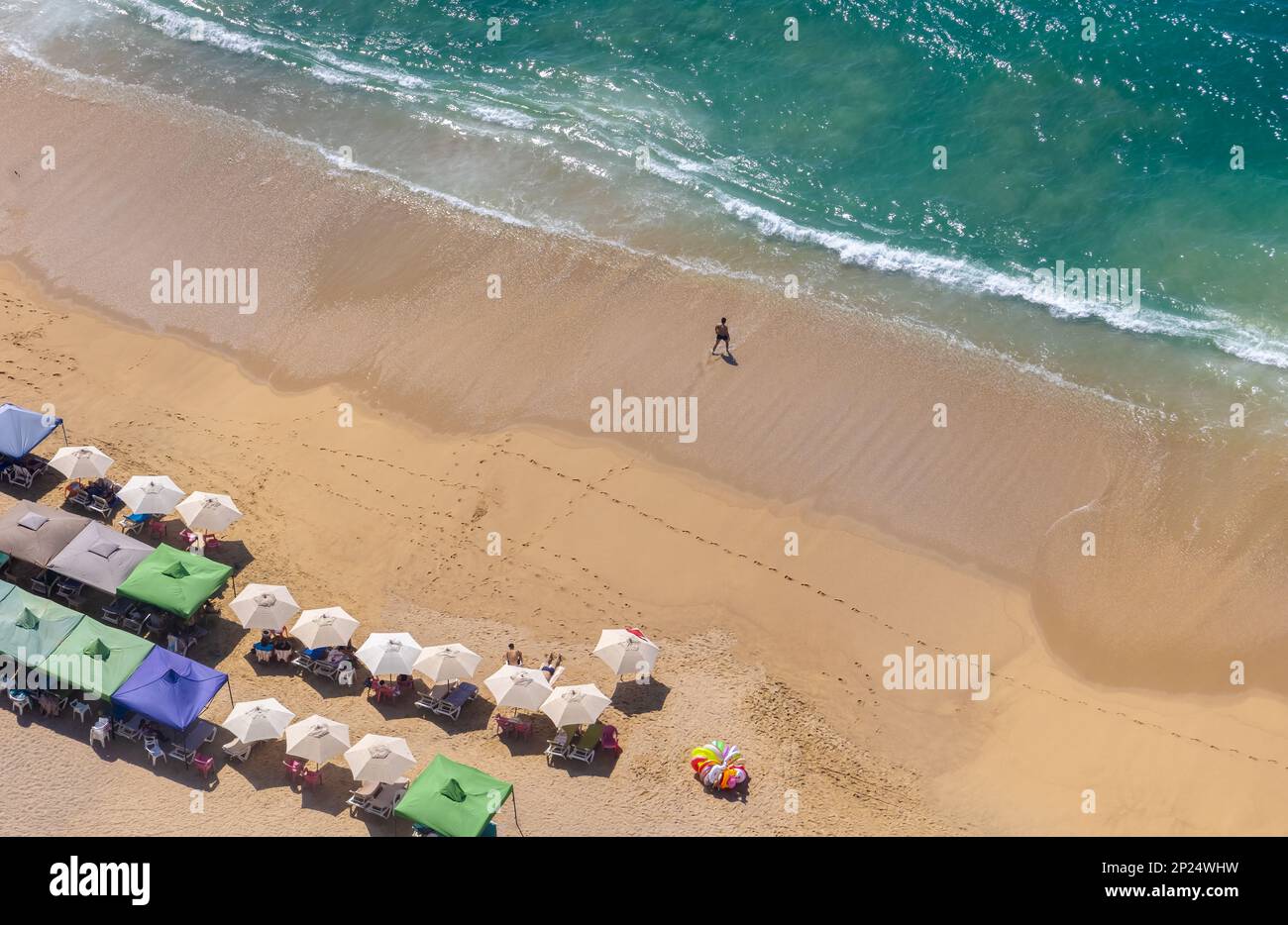 Mexico, Acapulco resort beaches and scenic ocean views near Zona Dorada ...