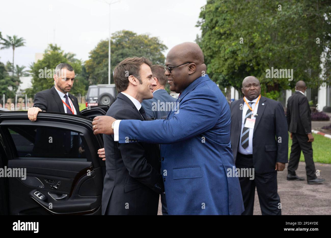 President of Democratic Republic of Congo Felix Tshisekedi welcomes ...