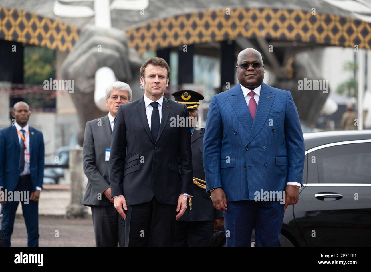 President of Democratic Republic of Congo Felix Tshisekedi welcomes ...