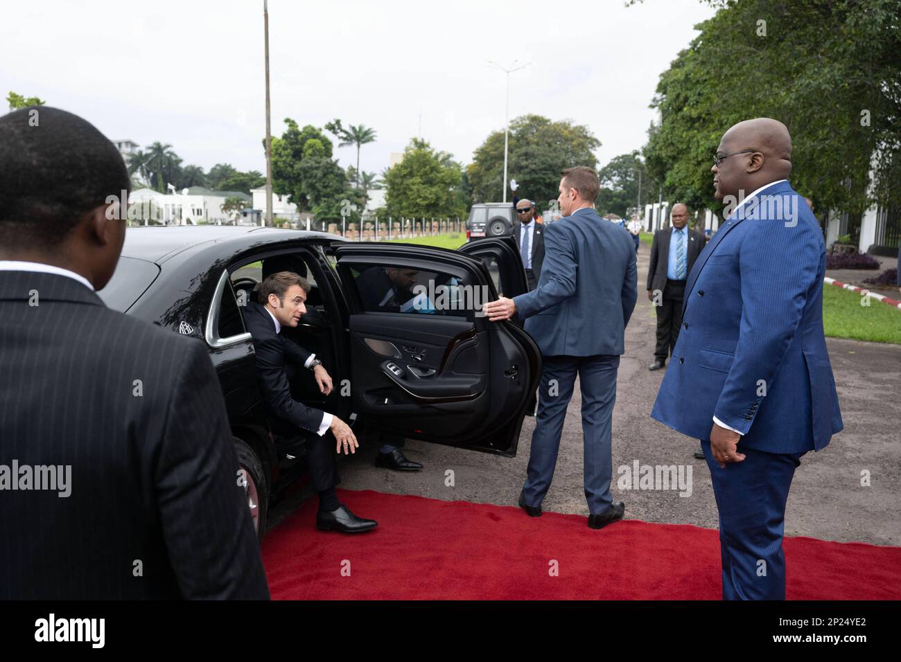 President of Democratic Republic of Congo Felix Tshisekedi welcomes ...