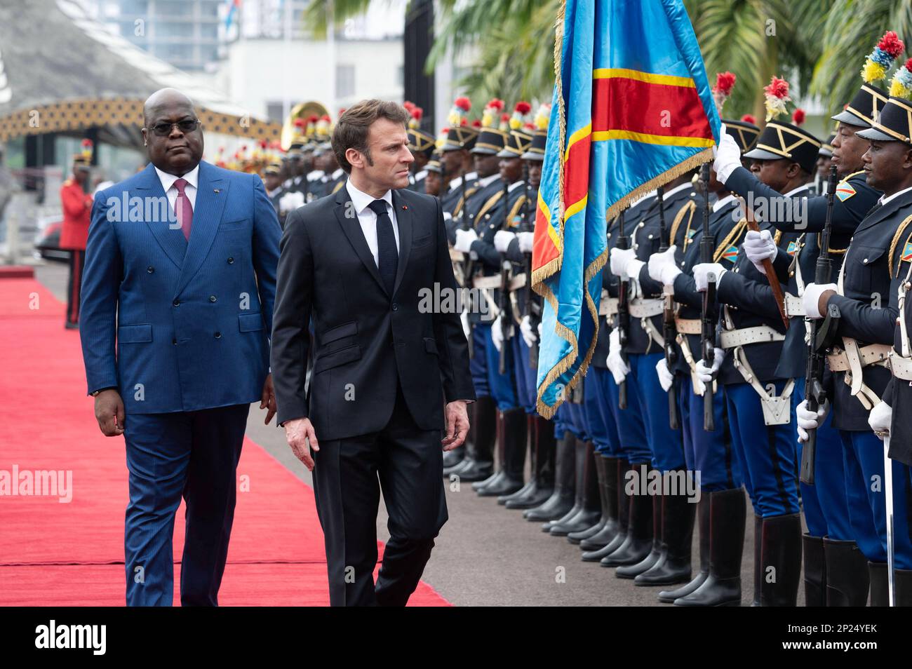 President of Democratic Republic of Congo Felix Tshisekedi welcomes ...