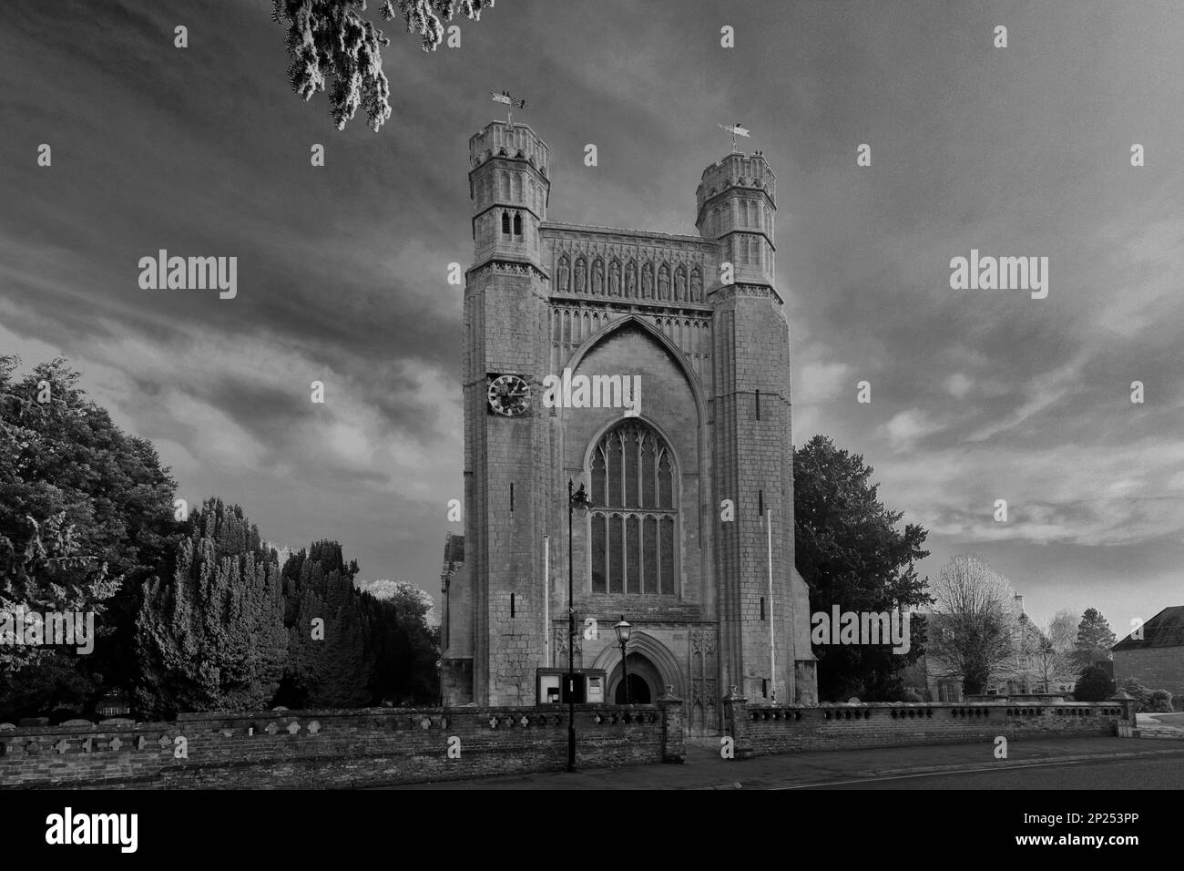 Winter thorney abbey hi-res stock photography and images - Alamy