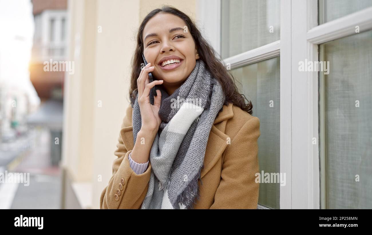 Young brazilian woman speaking hi-res stock photography and images - Alamy