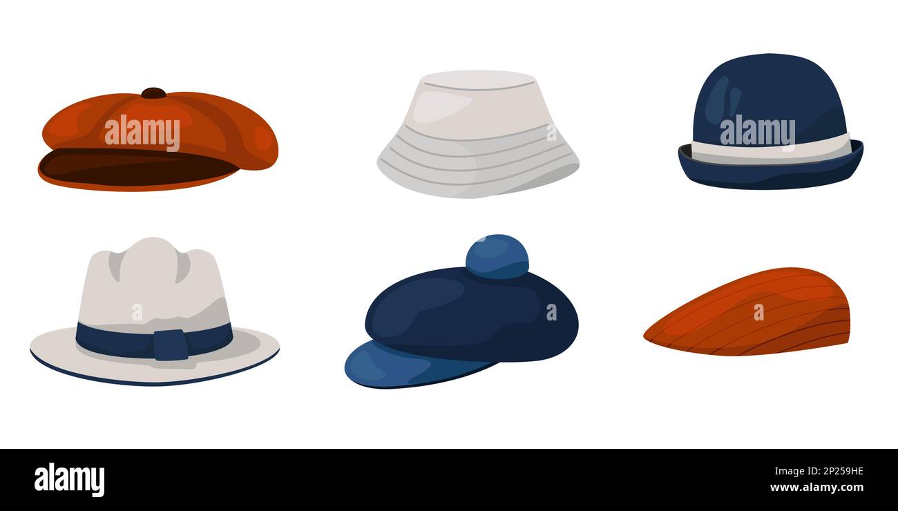 Women wearing vintage summer hats Stock Vector Images - Alamy