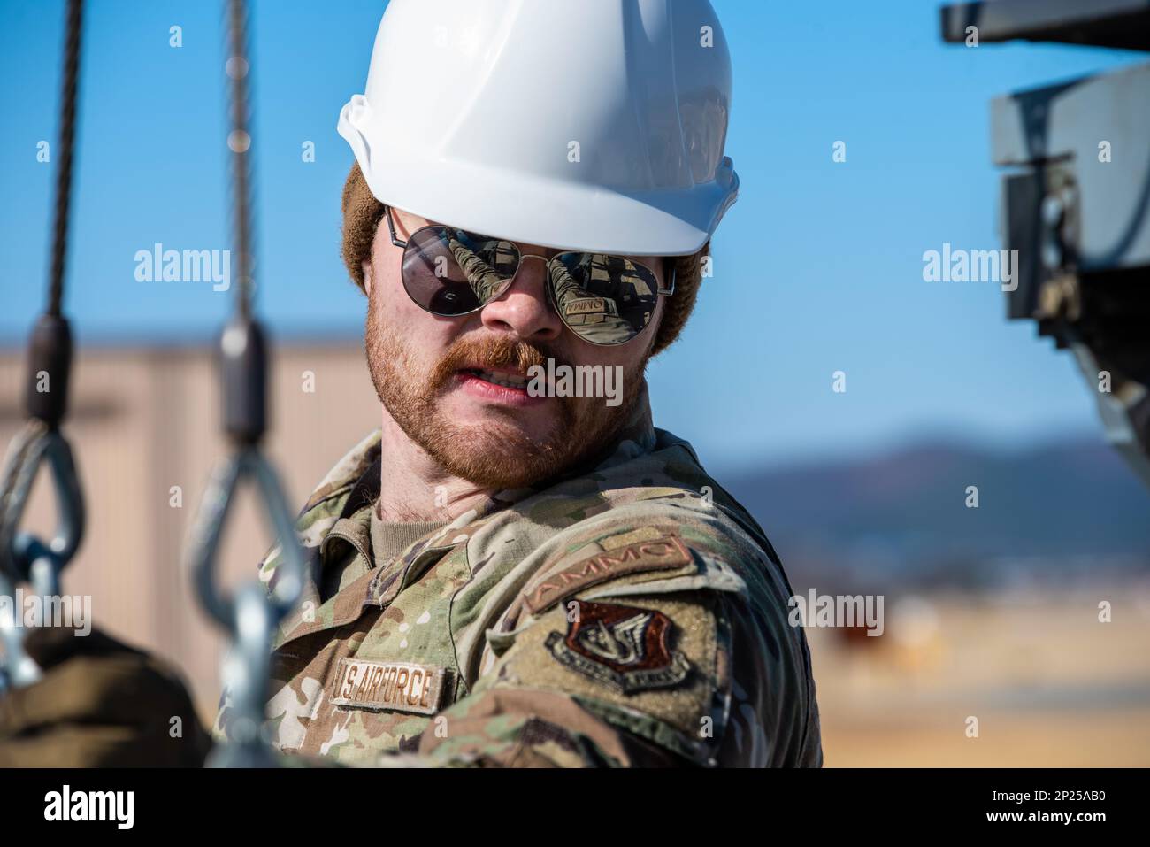 U.S. Air Force Staff Sgt. Joshua Sandy, 51st Munitions Squadron (MUNS ...
