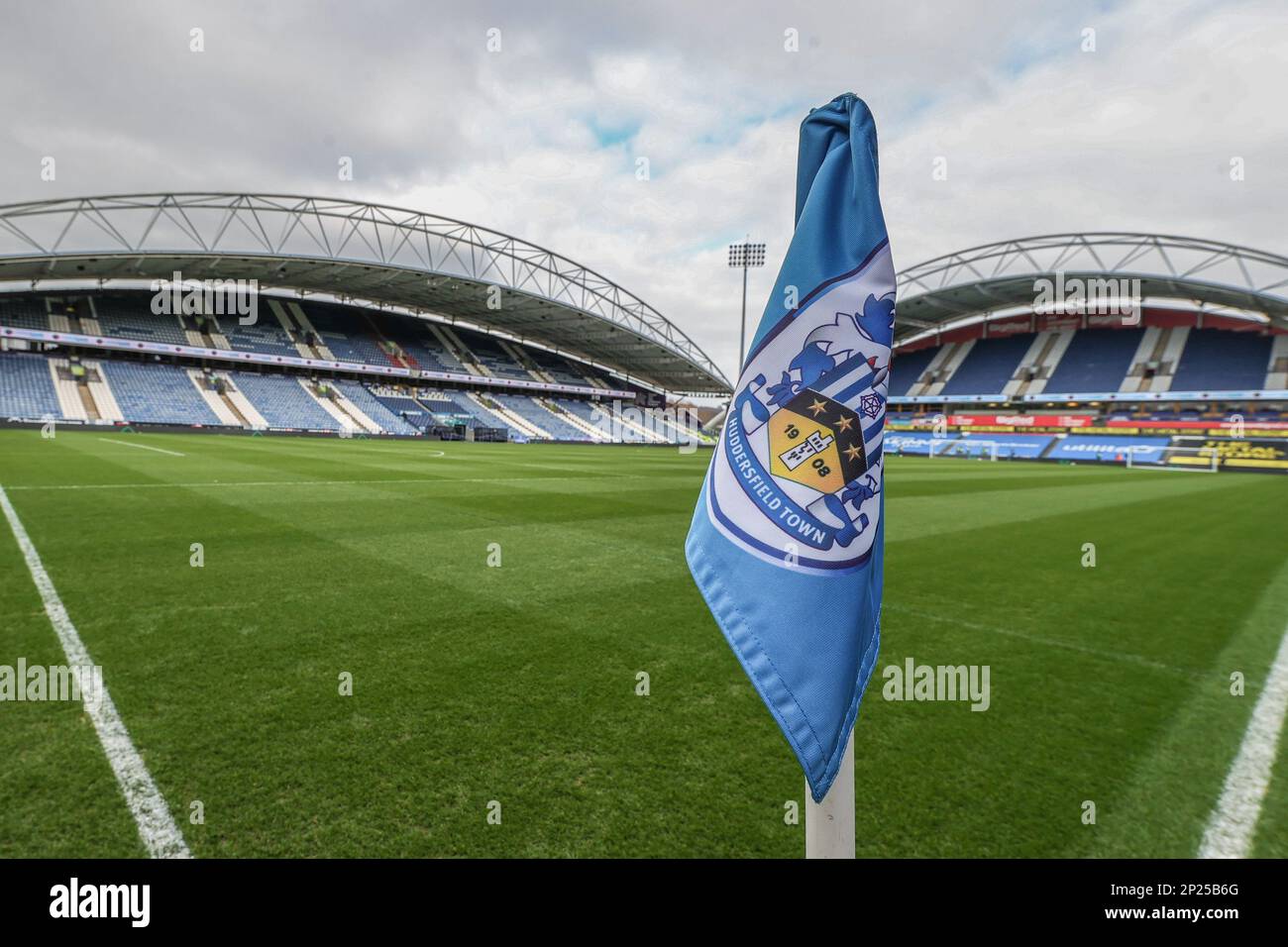 A general view of the John Smiths Stadium ahead this afternoons Sky Bet ...