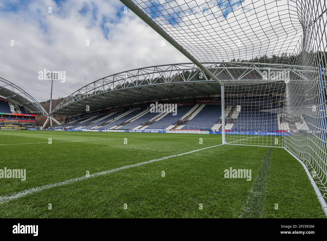 A general view of the John Smiths Stadium ahead this afternoons Sky Bet ...