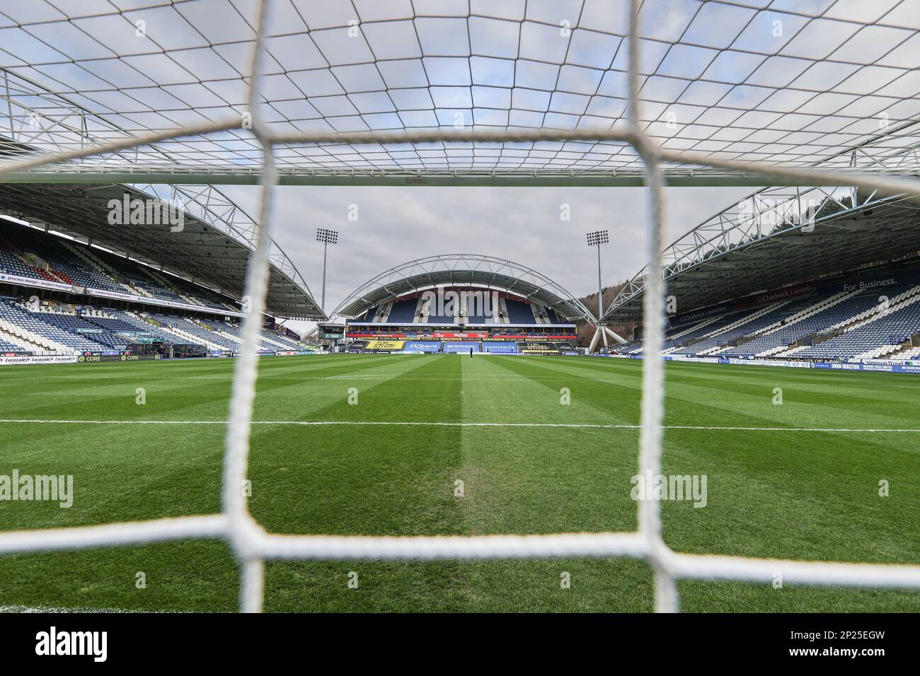 A general view of the John Smiths Stadium ahead this afternoons Sky Bet ...
