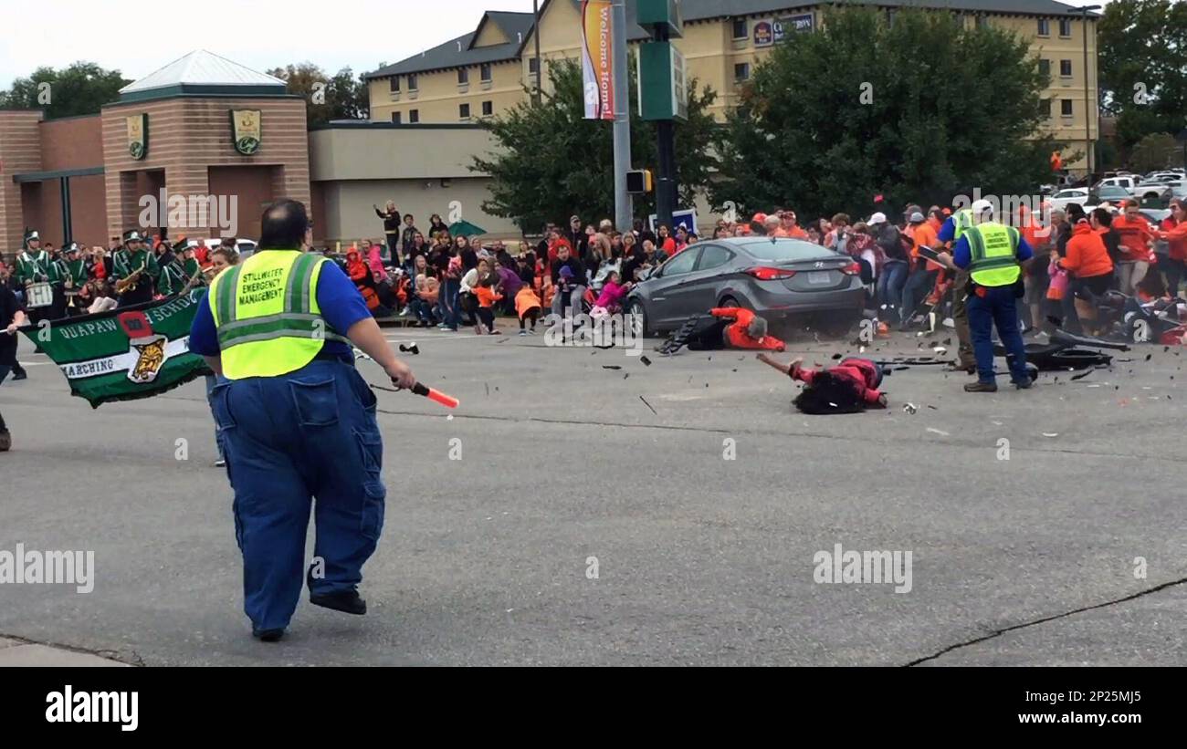 FILE -This Oct. 24, 2015 FILE image taken from video shows the scene in ...