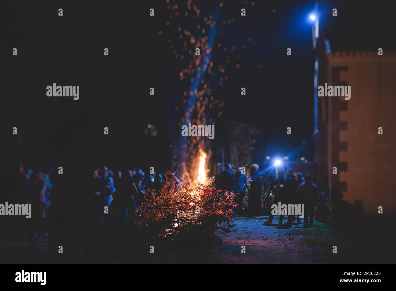 Orthodox Christmas celebration in Montenegro and Serbia, process of ...