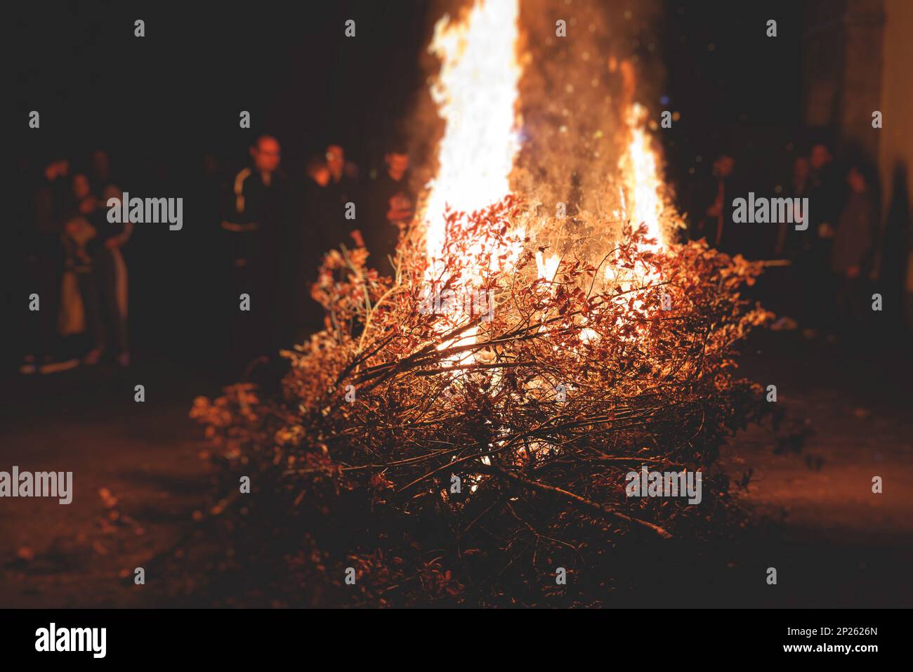 Orthodox Christmas celebration in Montenegro and Serbia, process of ...