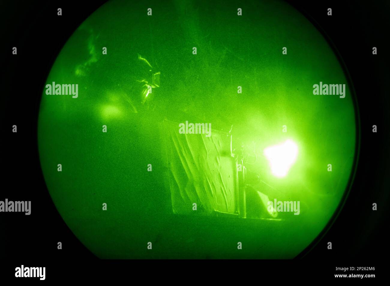 U.S. Air Force 51st Security Forces Squadron Defender, fires an M240 ...