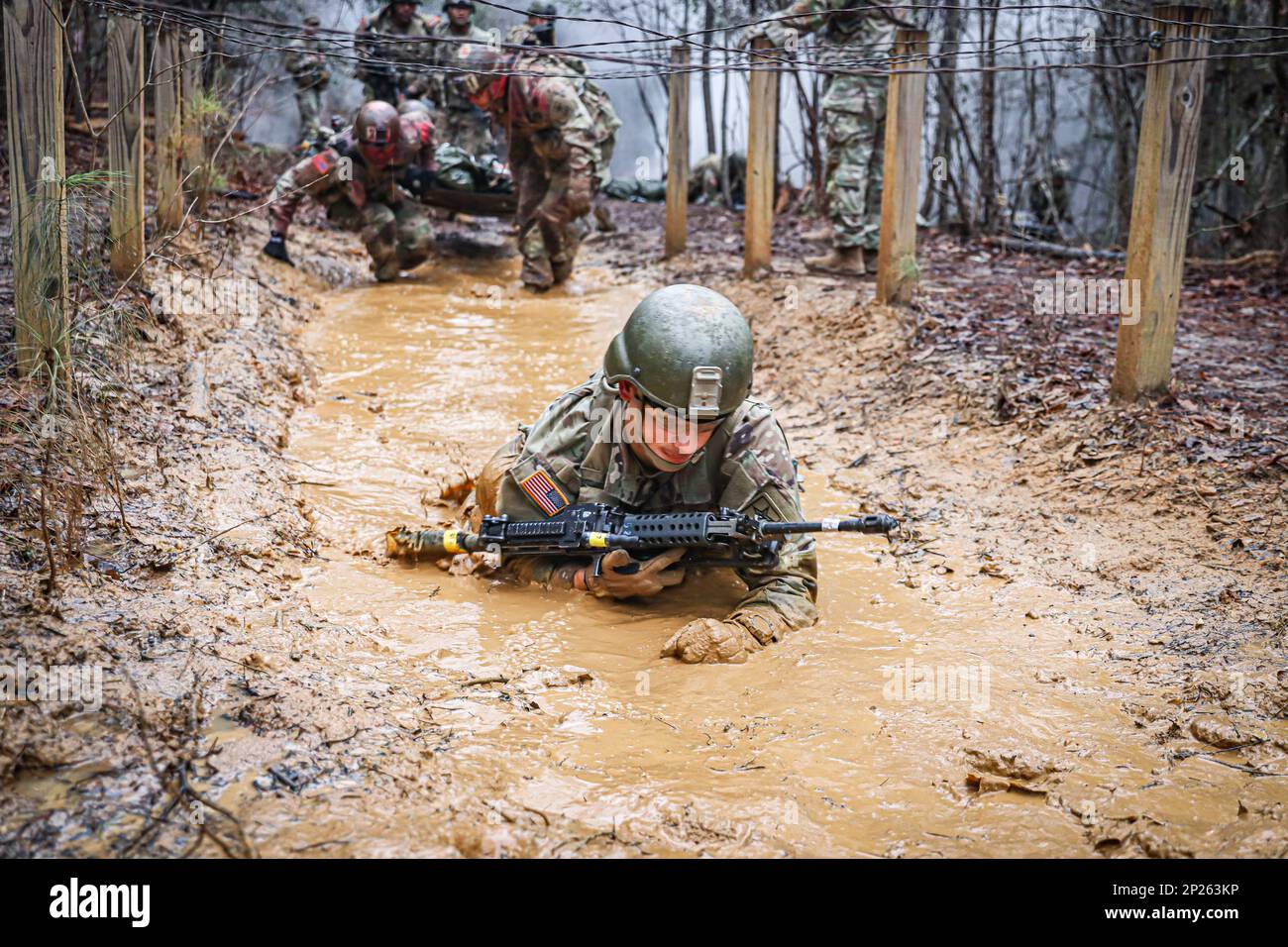 Infantry OSUT trainees, Alpha Company, 2nd battalion, 58th Infantry ...