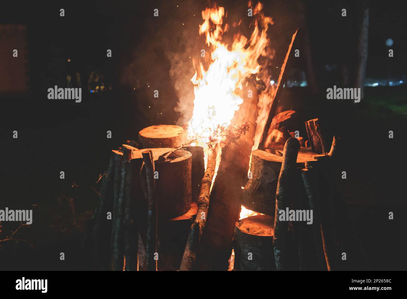Orthodox Christmas celebration in Montenegro and Serbia, process of ...