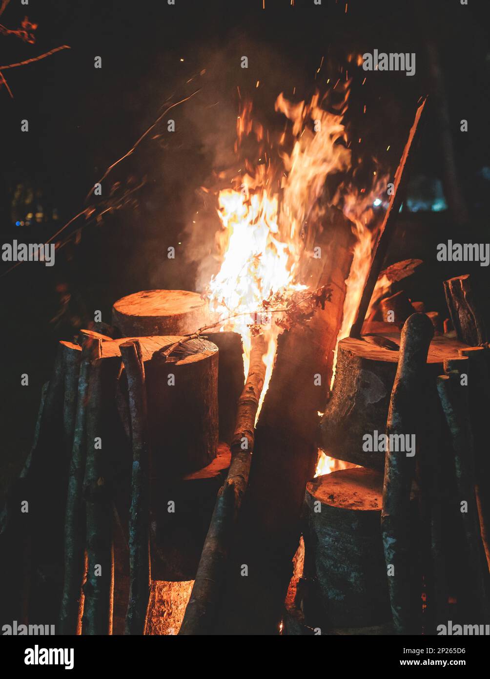 Orthodox Christmas celebration in Montenegro and Serbia, process of ...