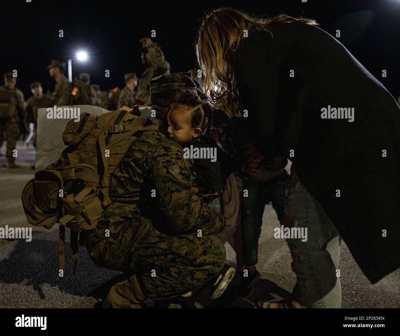A U.S Marine with 1st Battalion, 2d Marine Regiment, 2d Marine Division ...