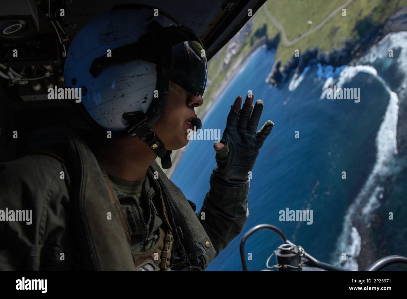 U.S. Marine Corps Cpl. Jonathan ColoradoEscobar, a crew chief and ...