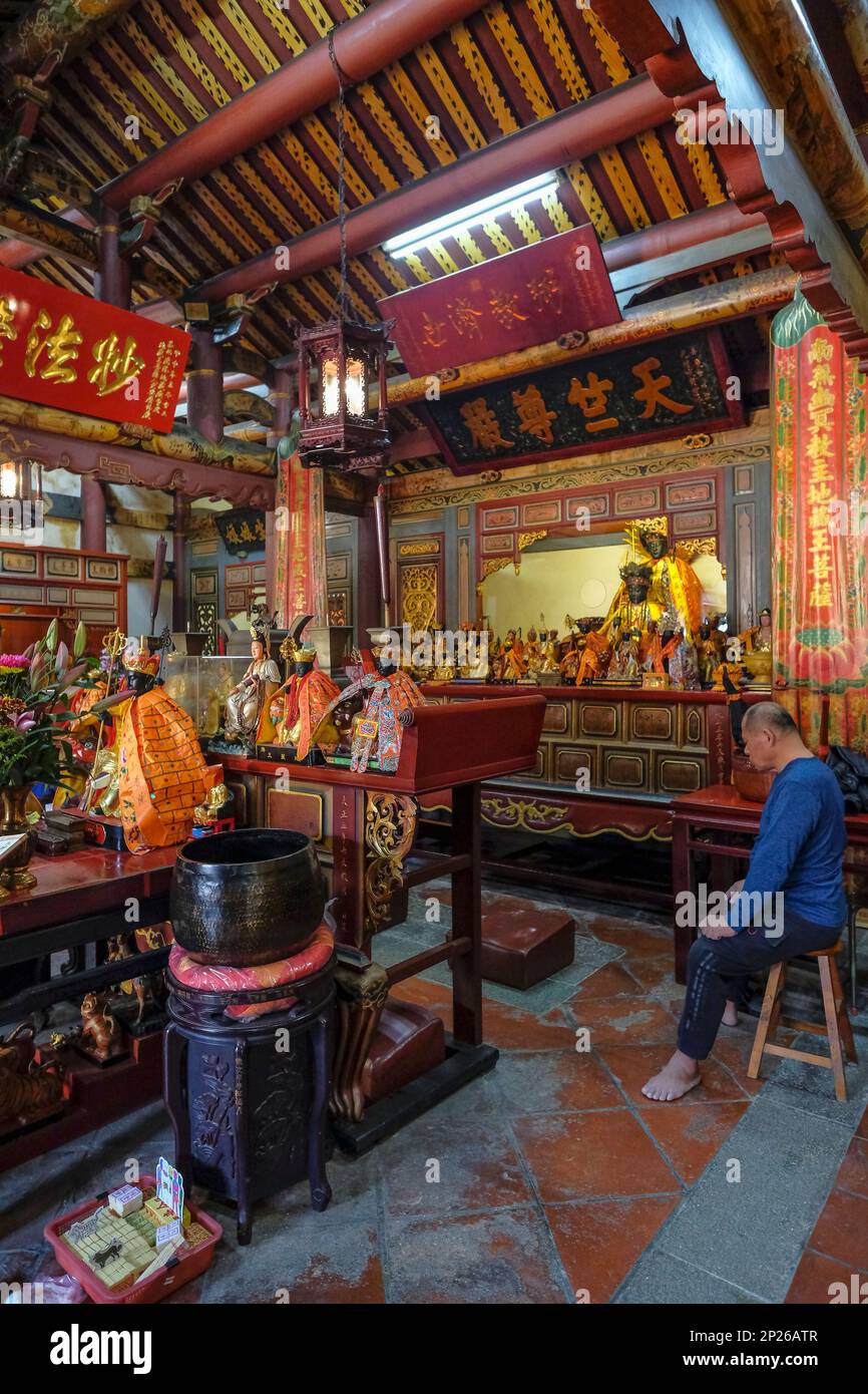 Lukang, Taiwan - January 31, 2023: Lukang Decang Temple in Lukang Town ...