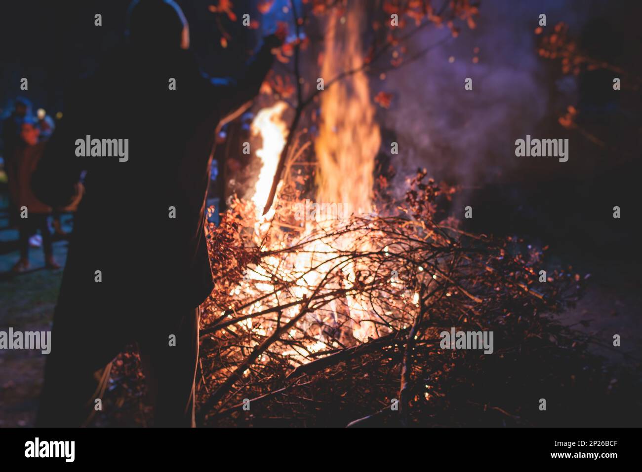 Orthodox Christmas celebration in Montenegro and Serbia, process of ...