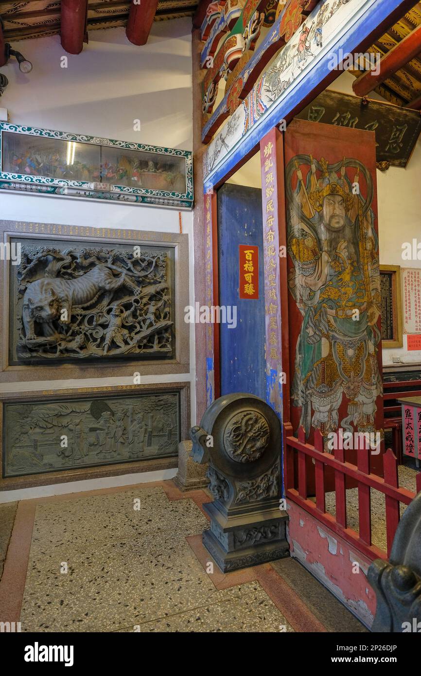 Lukang, Taiwan - February 1, 2023: Nanjing Temple in Lukang Old Street ...