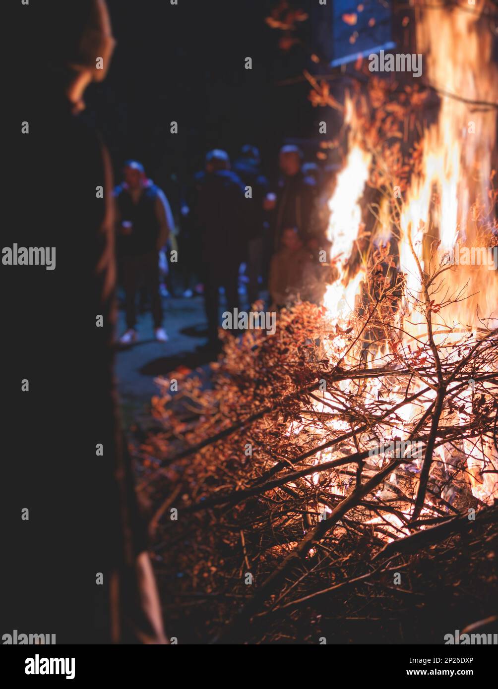 Orthodox Christmas celebration in Montenegro and Serbia, process of ...