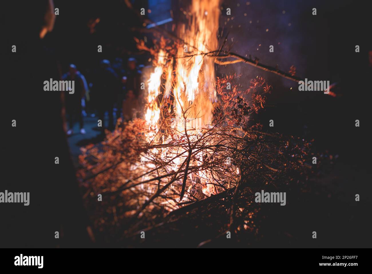 Orthodox Christmas celebration in Montenegro and Serbia, process of ...