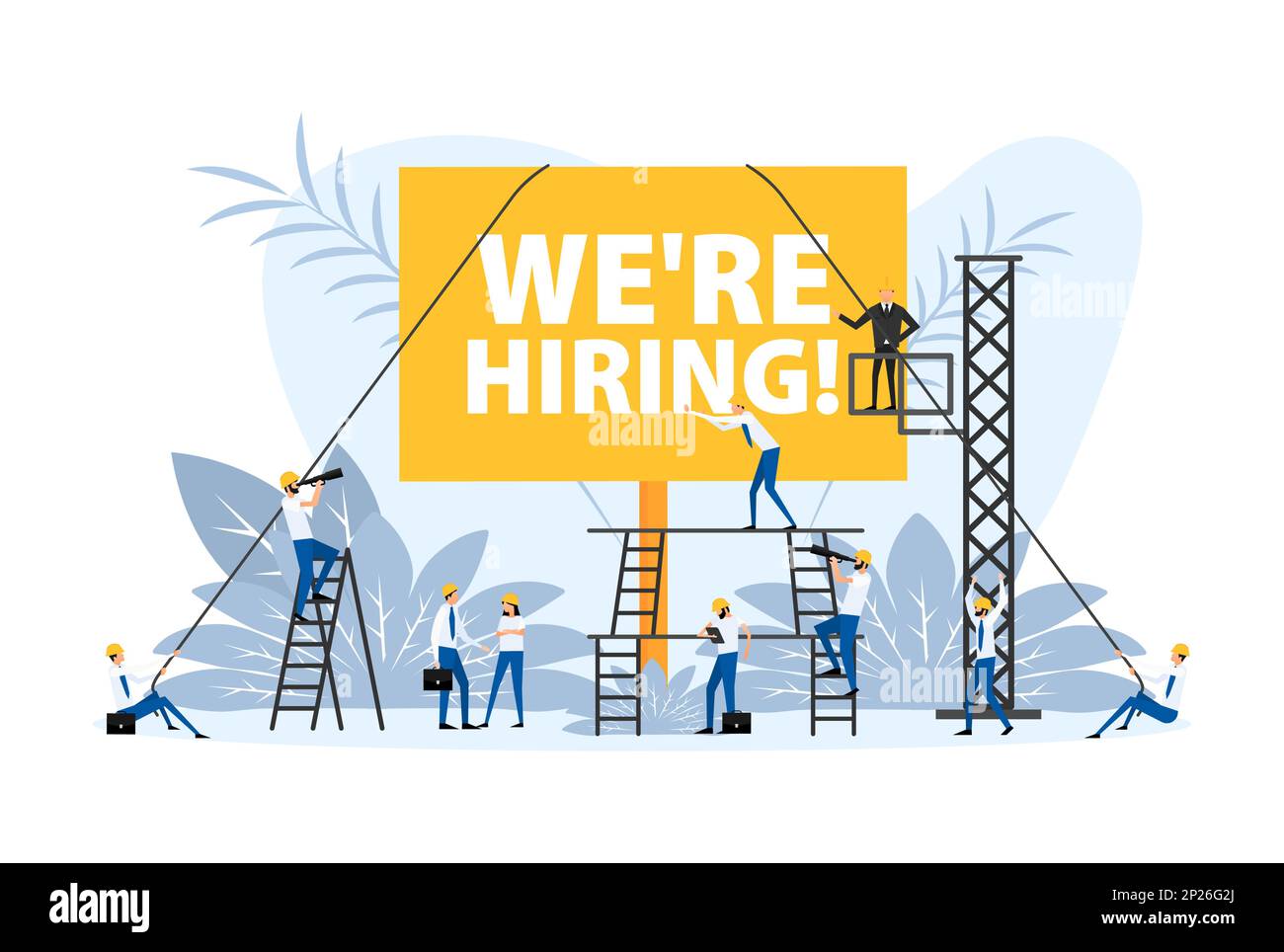 Hire stand Stock Vector Images - Alamy