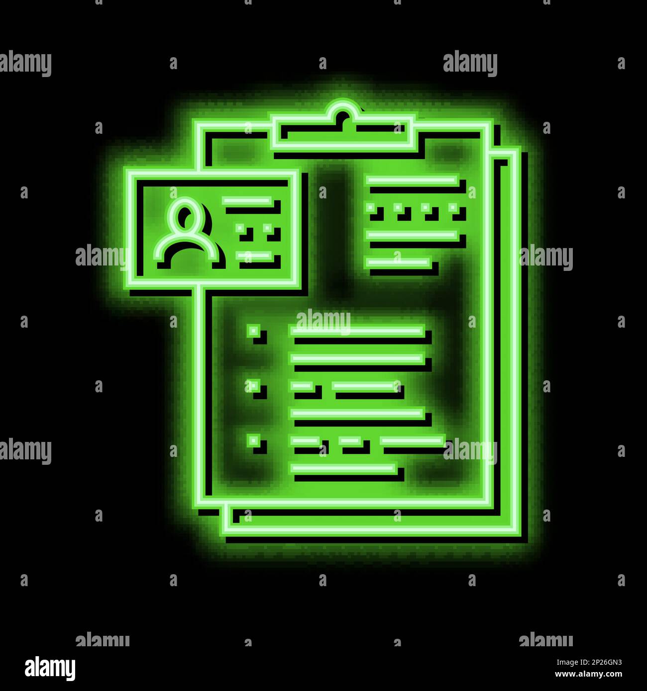 form of motel visitor neon glow icon illustration Stock Vector Image ...